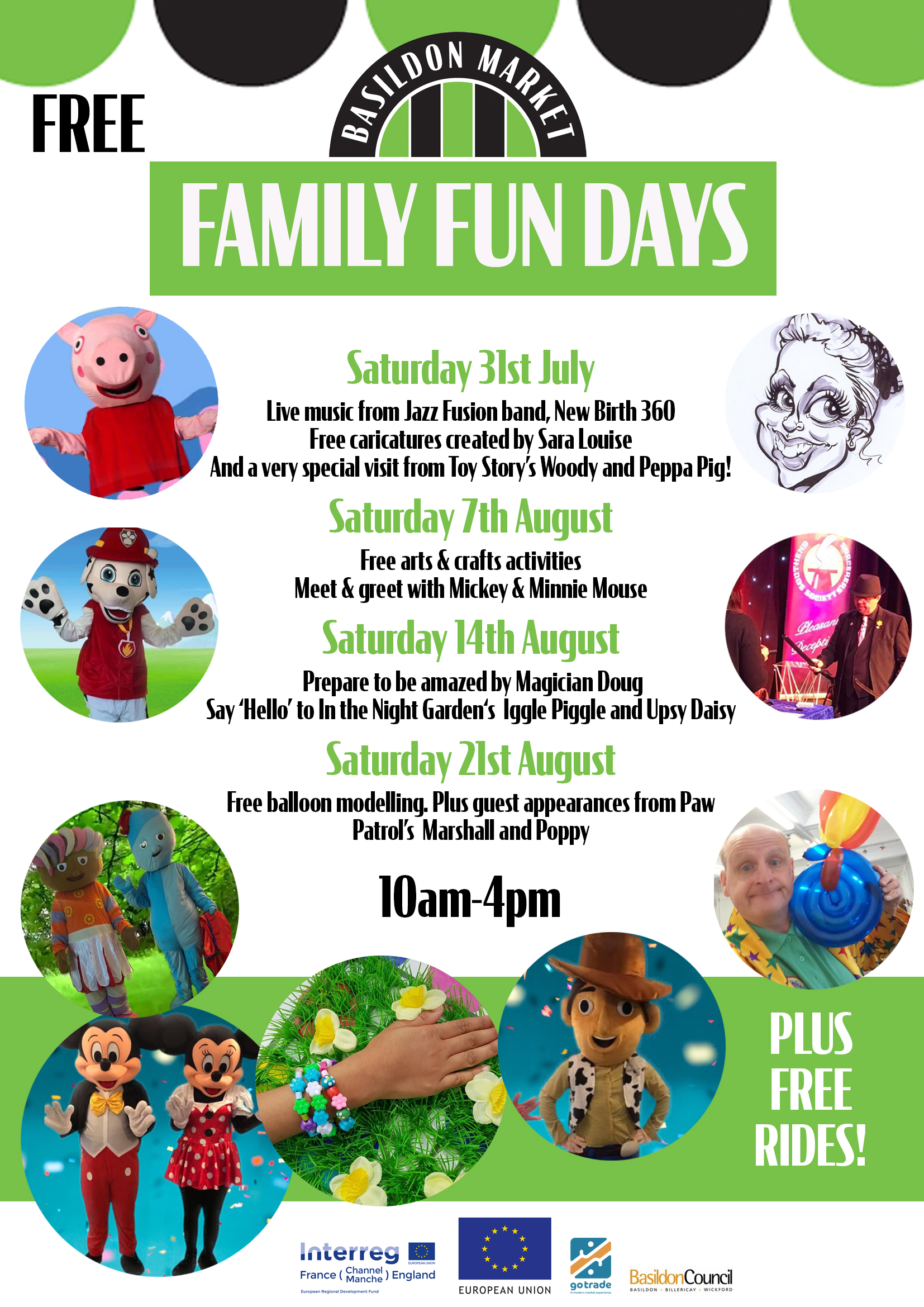 Family Fun Days – Basildon Market